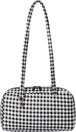 Generic Sac &agrave; &eacute;paule Vintage pour Femmes, Sac R&eacute;tro en Polyester, Sac&agrave; Main &agrave; Bandouli&egrave;re Longue, SacDoux pour Laisselle, SacMarron pour Lautomne et Lhiver