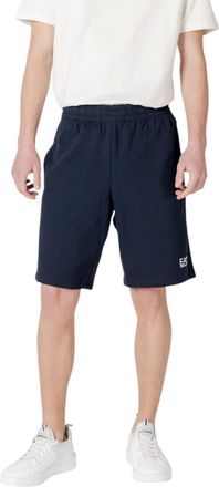 Emporio Armani Emporio Armani Ea7, Homme, Shorts, Bleu, Taille: XS Shorts en coton avec poches avant