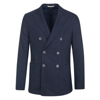 Pal Zileri Zweireihiger Blazer - - Jackets - Herren - Blau - XL