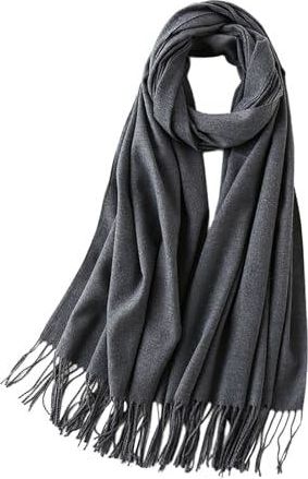 Generic &Eacute;charpe dautomne et dhiver pour femme - &Eacute;l&eacute;gante &eacute;charpe en tricot - Douce et chaude - &Eacute;charpe fine - &Eacute;charpe longue en cachemire - Accessoire dhiver,