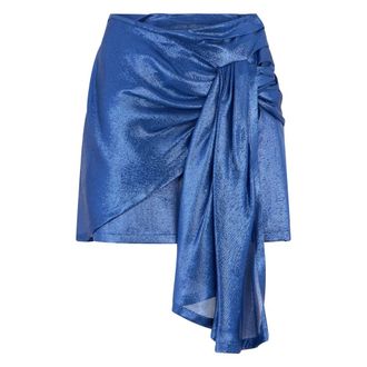Alberta Ferretti Draped Mini Skirt - - Skirts - Damen - Blau - S
