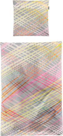 Irisette Bettwäsche Mako-Satin bunt Größe 1x 155x220 cm + 1x 80x80 cm