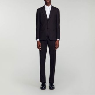 Sandro Veste de costume en laine