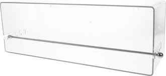 Holibanna DIYEAH Bastelband Organizer aus Transparentem Kunststoff Kleiner Bandhalter zur Aufbewahrung von Bastelb&auml;ndern Robustes Aufbewahrungsregal f&uuml;r Bastelb