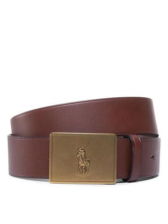 Polo Ralph Lauren G&uuml;rtel 36Mm Pp Plaque Belt 405691693002 Braun