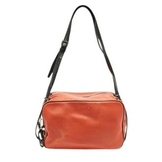 Valentino Sac bandouli&egrave;re en cuir Pre-owned - Femme - Pre-owned - Orange - Taille: ONE Size