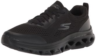 Skechers Herren GOrun Glide-Step Flex - Sportschuhe mit luftgek&uuml;hltem Schaumstoff Sneaker, Schwarz, 42 EU