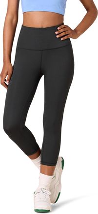 Amazon Essentials Damen Active Sculpt Workout Athleisure Capri-Leggings mit hohem Bund (in Übergröße erhältlich), Schwarz, XXL Große Größen