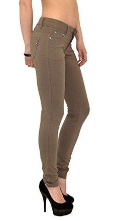ESRA Pantalon Femme Pantalons Femmes Jeggings Femmes Chic et pour Le Travail en Plusieurs Couleurs T01