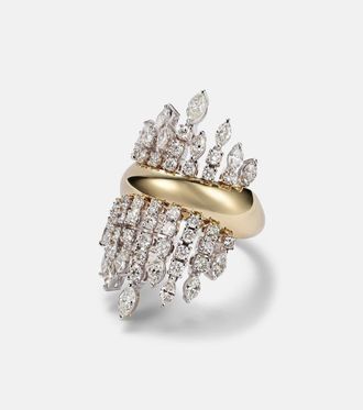 Yeprem Bague Golden Strada en or 18 ct et diamants