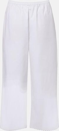 R&oacute;he R&oacute;he Pantalon large en coton brod&eacute;