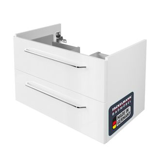 Fackelmann Waschtischunterschrank Milano/Badschrank mit Soft-Close-System/Ma&szlig;e (B x H x T): ca. 80 x 49,5 x 48 cm/Waschbeckenunterschrank mit 2 Schubladen/Korpus