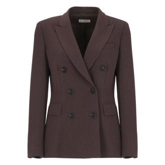Alberto Biani Veste crois&eacute;e - Femme - Vestes - Brun - Taille: 36 FR