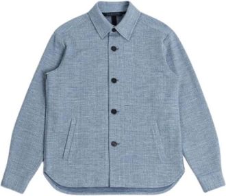 Harris Wharf London Homme, Vestes, Bleu, Taille: M Veste chemise