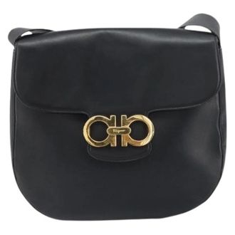 Ferragamo Pre-owned Leder Crossbody Bag - - Pre-owned - Damen - Schwarzk - ONE SIZE