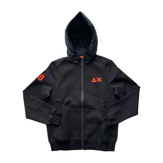 Sun 68 Herren, Sweatshirts & Hoodies, Schwarzk, MGr&ouml;&szlig;e