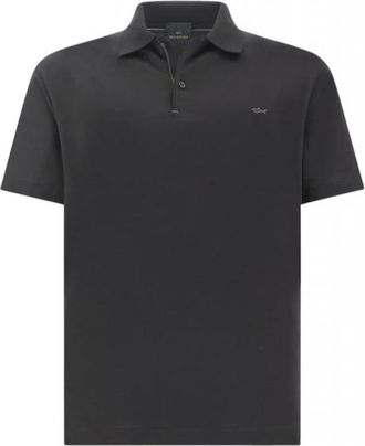 Paul & Shark Homme, Tops, Noir, Taille: M Cotton Polo