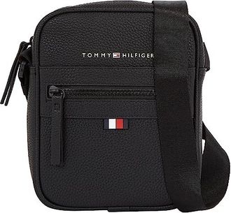 Tommy Hilfiger Sac à Bandoulière Homme Essential PU Mini Reporter Petit, Noir (Black), Taille Unique