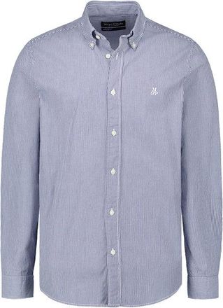 Marc O'Polo Herren Hemd blau Baumwolle