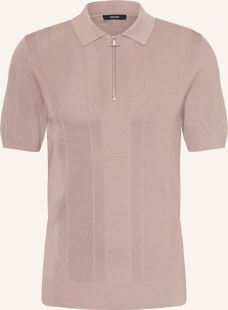 Reiss Reiss Strick-Poloshirt Bart beige