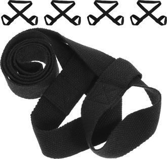 TOPBATHY 5 St&uuml;ck Pack Verstellbare Yogamattengurte aus Elastischem Nylon rutschfeste Tragegurte f&uuml;r Fitness Pilates und Outdoor Matten Aufbewahrungsb&auml;nder f&uuml;r 