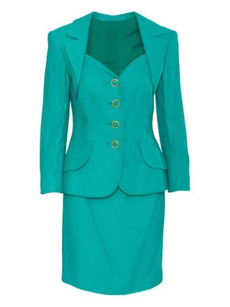 Vintage Klassisches Kostüm - Grün