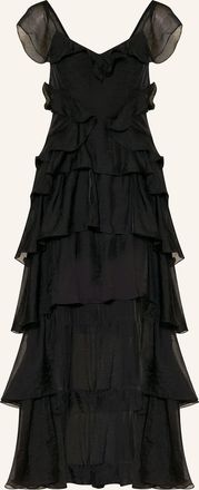 AllSaints Allsaints Kleid Sienna Mit Volants schwarz