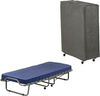 Talamo Italia Talamo Italia - Klappbett Piera, Feldbett Platzsparendes mit 15 Lattenrost, inklusive Schutzhülle, 100% Made in Italy, 80x200x40 cm, inklusive memory