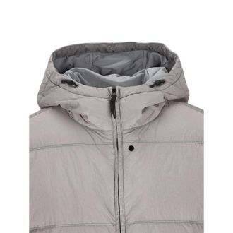 Stone Island Crinkle Reps Duck Down Down Jacket - Gray