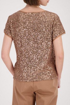 Monari T-Shirt Shirt Pailetten Allover Regular fit mit Pailletten