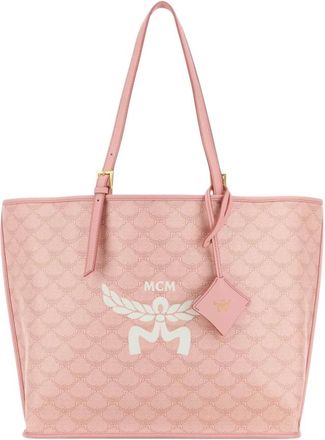 MCM Mcm, Femme, Sacs, Rose, Taille: ONE Size Visetos Print Tote Bag
