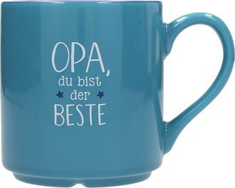 Depesche 0013594-015 Lieblingsbecher Motiv Nr. 15, Henkeltasse mit Spruch, 300 ml, aus Porzellan, teilweise mit Goldfolie und Innendruck