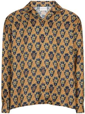 Dr&ocirc;le de Monsieur Chemise droite Baroque Raisin