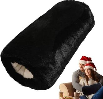 Generic Manchons pour mains - 38,1 cm | Faux Fuur Muff | Gants en peluche de lapin | Gants chauffants &eacute;l&eacute;gants de luxe | Manchons chauds | Chauffe-mains pour 