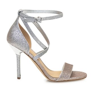 Michael Kors Glitzer Absatz Riemen Sandalen - - Shoes - Damen - Grau - 42 1/2 EU