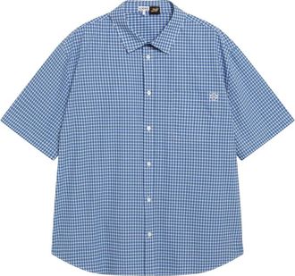 Loewe Homme, Chemises, Bleu, Taille: L Short Sleeve Shirt