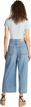 Tommy Hilfiger Damen Jeans Hose Wide Leg Cropped Sia High Waist, Blau (Sia), 29W
