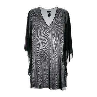 Fisico Poncho T&uuml;ll - - Blouses & Shirts - Damen - Schwarzk - S