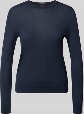 HUGO BOSS Regular Fit Pullover aus reiner Schurwolle Modell Ferpina