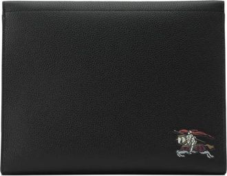 Burberry Crossbody Bags - Leather Clutch Bag With Ekd - Gr. unisize - in Schwarz - f&uuml;r Damen