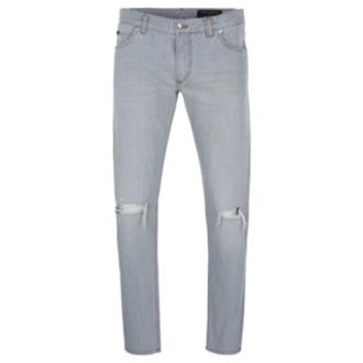 Dolce & Gabbana Homme, Jeans, Gris, Taille: M Jeans classiques gris pour hommes