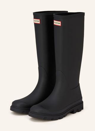 Hunter Gummistiefel Downpour Tall schwarz