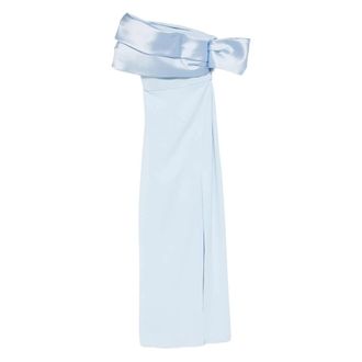 Solace London Off-Shoulder Maxi-Kleid mit Drapierung - - Dresses - Damen - Blau - S