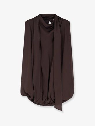 Semicouture Satin top - SEMICOUTURE - gender_Woman