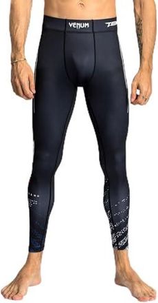 Venum X Tekken 8-Jin Kazama Spats Pantalon de Compression, Bleu/Noir/Blanc, M Homme