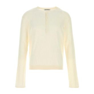 Our Legacy Homme, Pulls, Blanc, Taille: XL Fine Henley