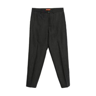 Barena Pantalon droit &agrave; motif chevrons - Homme - Pantalons - Gris - Taille: M