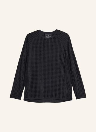 Yohji Yamamoto Y-3 Running T-Shirt, Lang&auml;rmelig, Wendedesign schwarz