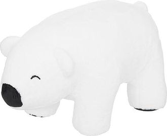 Atmosphera Atmosphera - Pouf Ours Polaire en Bois 33x60cm Blanc