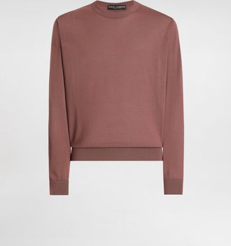 Dolce & Gabbana Cashmere Pullover - Mann Strickwaren Lilac 52